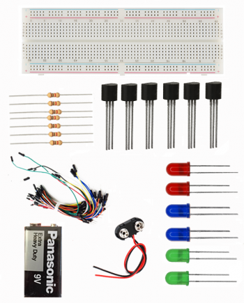 Simple Water Level Detector using Transistors – مشروع قياس مستوى الماء ...